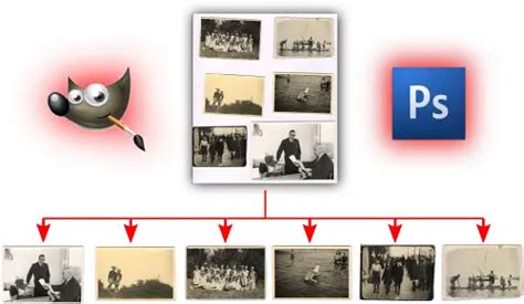 how to batch separate and crop multiple scanned photos fotografie