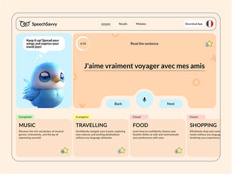 Language Learning Web Application By Qream On Dribbble