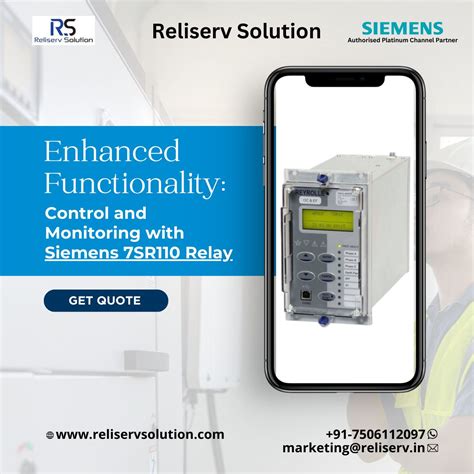 Reliserv Solution On Linkedin Siemens 7sr110 Relaycontrol Monitoringsystem Powermanagement…