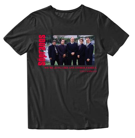 The Sopranos Drama Tv Series Tony Soprano Mens And Womens Short Sleeve