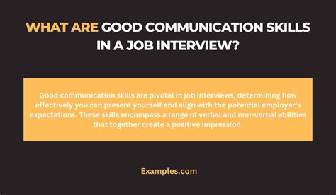 Communication Skills For Job Interview 29 Examples How To Improve Tips