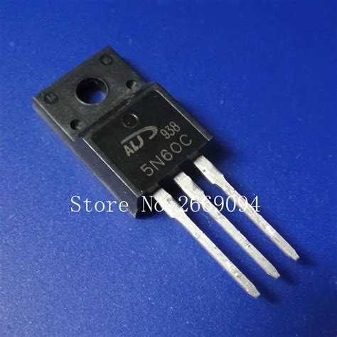 10pcs Fqpf5n60c 5n60c 5n60 N Ch Mosfet 600v 45a To 220fn Ch Mosfet