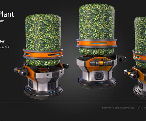 Artstation Sci Fi Plant Game Assets
