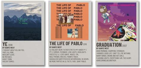 Kanye West Graduation The Life Of Pablo Ye Album Cover