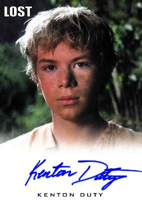 Kenton Duty As Young Jacob Island Origin Lost Show Autographs