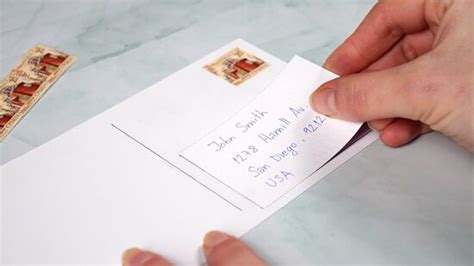 Addressing A Postcard Return Address How To Write A Postcard
