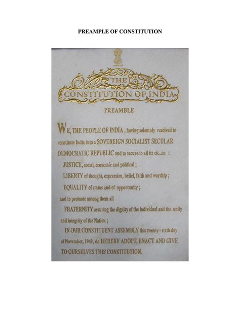 Preample Indian Polity M Laxmikanth Preample Of Constitution