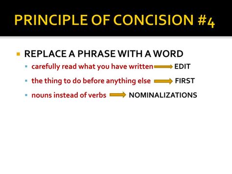 Ppt Lesson 7 Concision Powerpoint Presentation Free Download Id