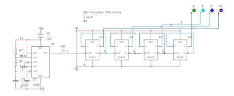 125 4 Bit Counter 555 Timer Multisim Live