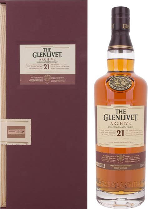 The Glenlivet Archive 21 Year Old Single Malt Scotch Whisky 70 Cl With