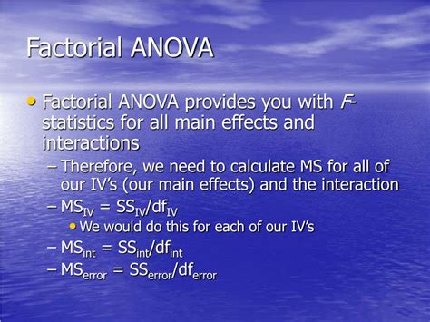 Ppt Factorial Anova Powerpoint Presentation Free Download Id348209 Ppt Factorial Anova Powerpoint Presentation Free Download Id348209