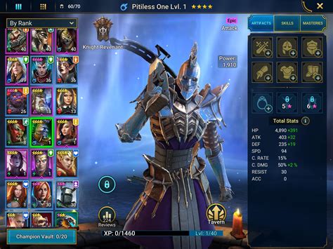 Just Pulled Pitiless One What Artifacts Should I Use I Am Thinking