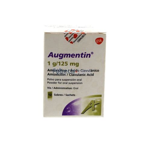Augmentin 1 Gm 125 Mg Adults 12 Sachets Seif Pharmacies