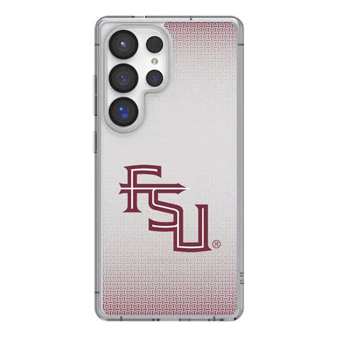 Keyscaper Ncaa Florida State Seminoles Linen Logo Galaxy Clear Case S25