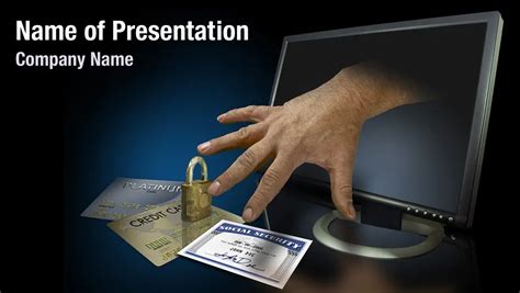 Online Identity Theft Powerpoint Templates Online Identity Theft