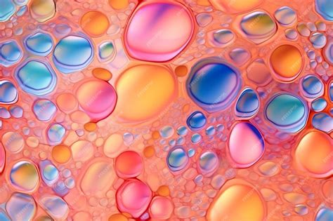 Premium Photo Seamless Glass Bubble Pattern Ai Generative