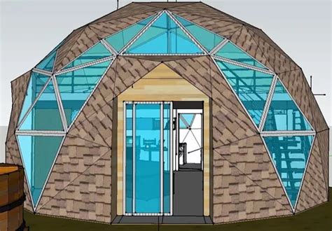 Descarga Digital Domo Geodésico Para Glamping En Sketchup En Venta En