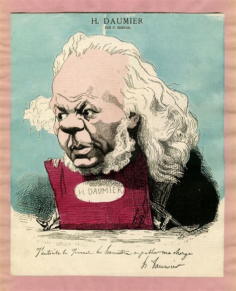 Antique Print Caricature Honore Daumier Caricaturist Bernais 1867