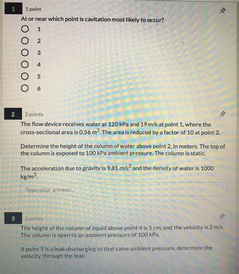 Solved Flow System Analysis The Following Questions Are Chegg