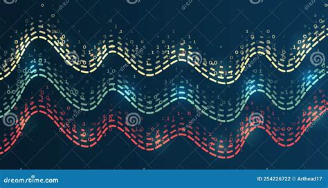 Sorting A Large Amount Of Data On A Dark Background Big Data