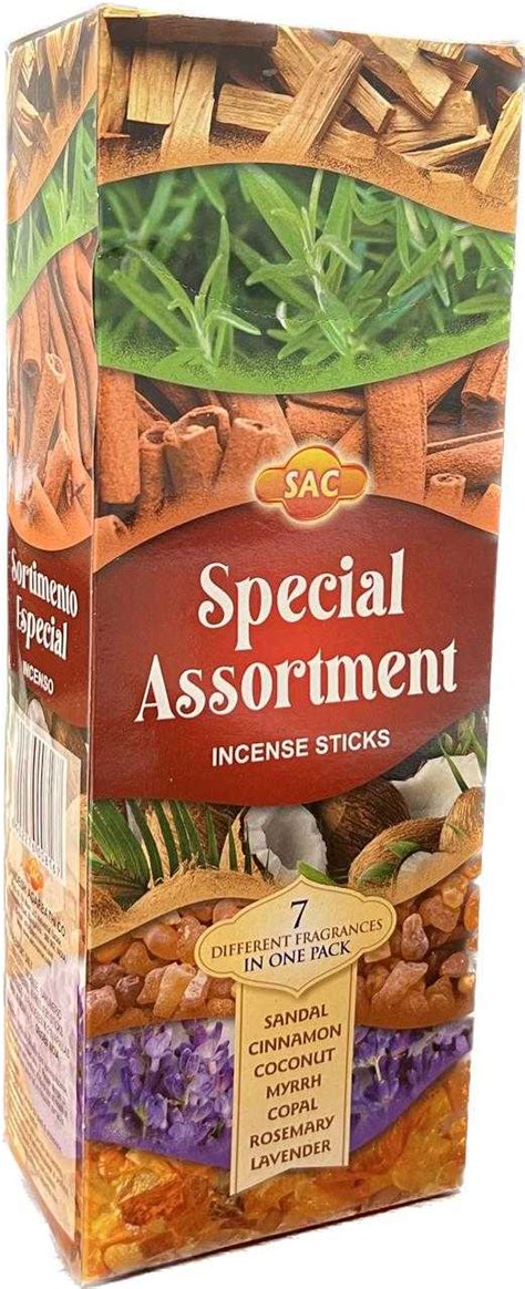 Sac Special Assortment Pack Of 6 Sac Incense Sac Vd Importers Inc