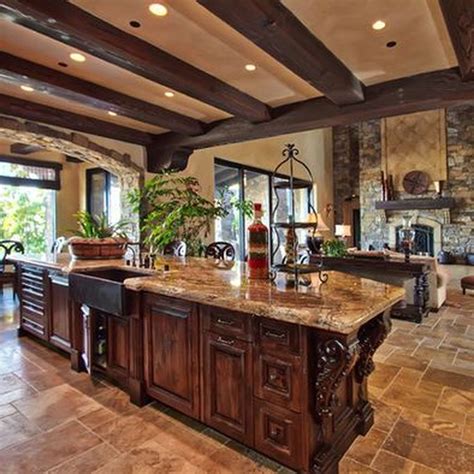 Tuscan Style Home Kitchen