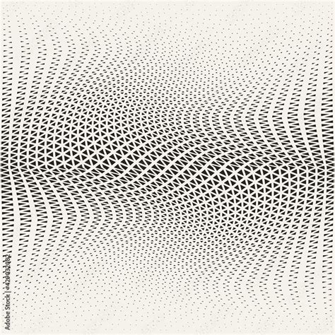 Abstract Geometric Gold Graphic Design Print Halftone Triangle Pattern Design Element For