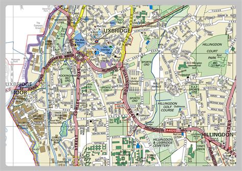 Hillingdon London Borough Map I Love Maps