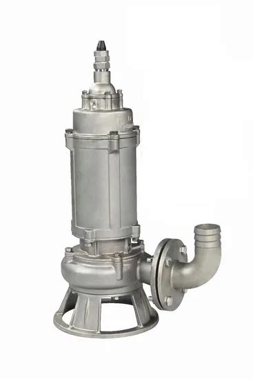 Submersible Sludge Pump With Chopper Function And Stainless Steel Build