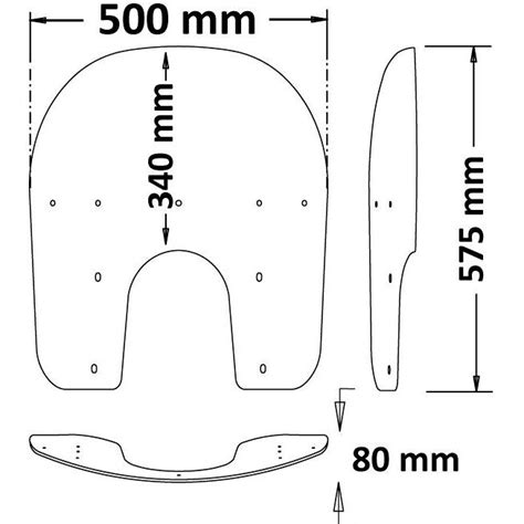 Standard Windshield For Harley Davidson Heritage Springer Light Smoke