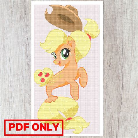 Applejack Pixel Art Template