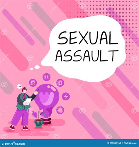 conceptual caption sexual assault business idea instruction of issues