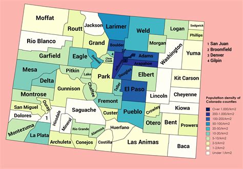 Counties Of Colorado Map Colorado Unemployment Rate Drops Again Hppr