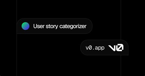 User Story Categorizer V0 By Vercel