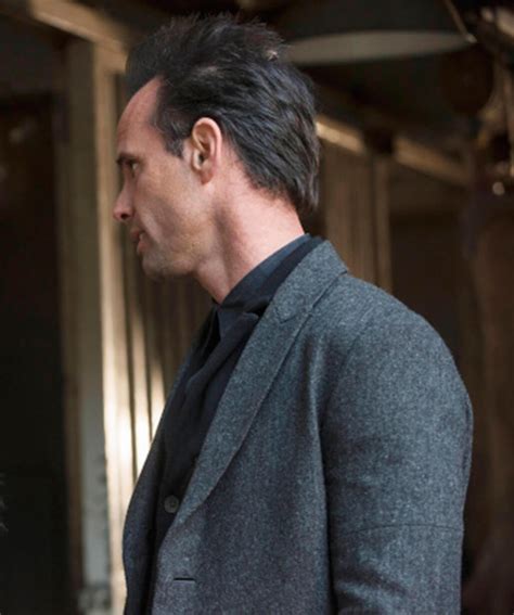 Boyd Crowder Justified Grey Wool Blazer Usa Leather Factory