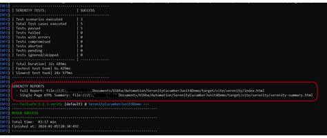 Serenity Report For Web Application With Cucumber6 And Junit Qa
