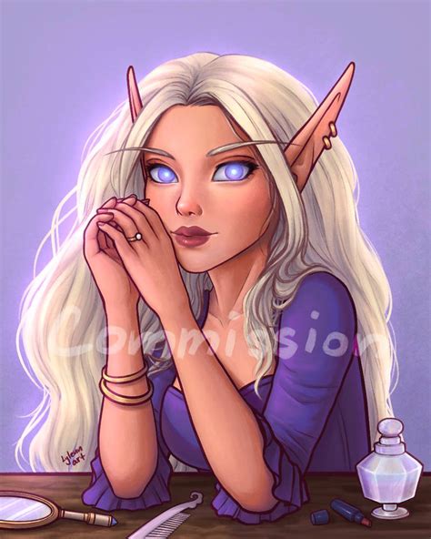 Void Elf Commission By Lylenn On Deviantart