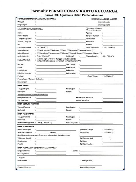 Form Permohonan Kk Baru Hal 1 Pdf