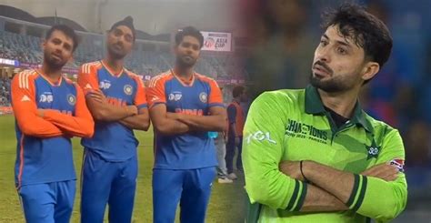 India Players Mimic Abrar Ahmed Celebration After Asia Cup Win