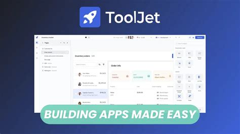 ToolJet Free Open Source Low Code App Builder