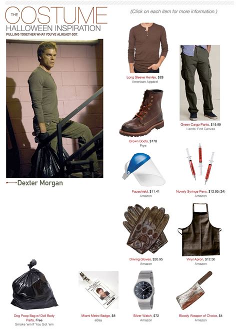 Dexter Morgan Costume Halloween