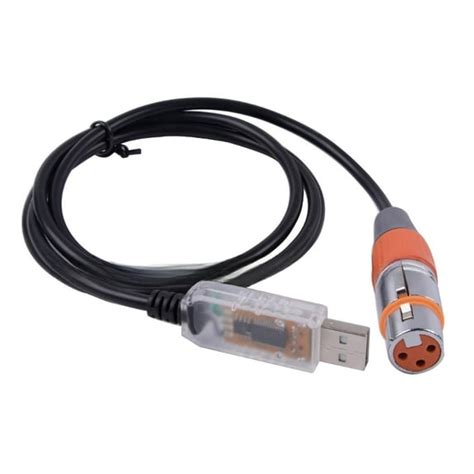 Usb To Dmx Control Cable Rs485 Converter Adapter For Stage Lighting 3