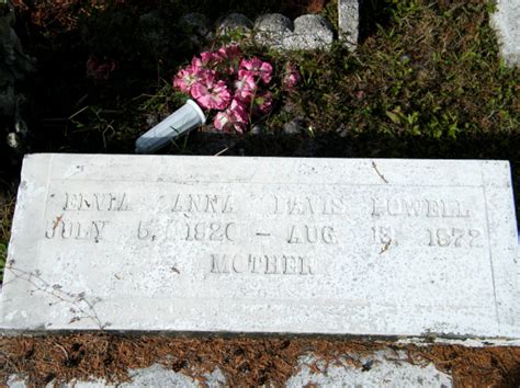 Elvia Anna Driggers Powell Davis 1920 1972 Find A Grave Memorial