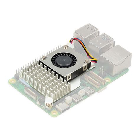 cooler activo raspberry pi compatible pi 5 fan radiador pwm ⋆ starware
