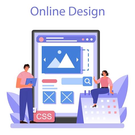 free vector website prototyping online service or platform web page