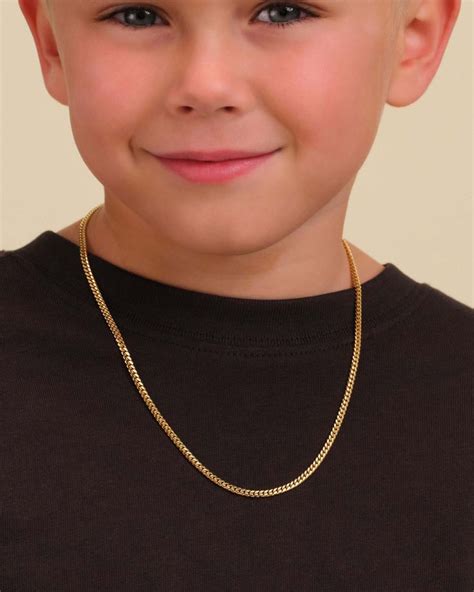 Youth Cuban Link Chain 3mm Cuban Link Chain Cuban Link Gold Chains