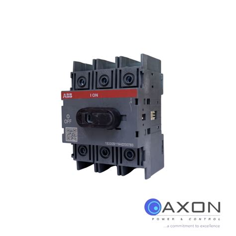 Abb Isolator 125a 3pole Ot125f3 Switch Disconnector Axon Power And Control