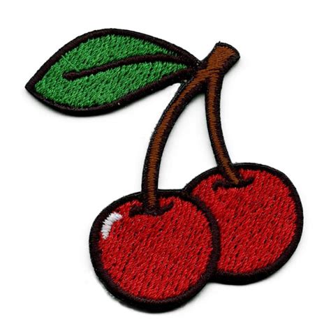 Cherries Embroidered Iron On Patch Clothing Patches Embroidered Patches Appliqué Patch