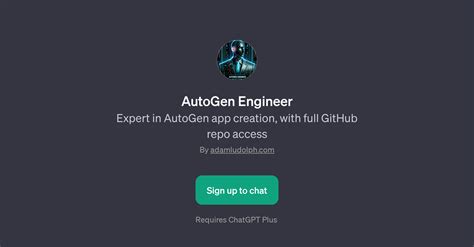 Autogen Engineer Ai Tool For App And Chatbot Building