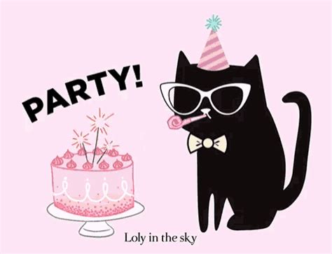 Cats In Birthday Hats 